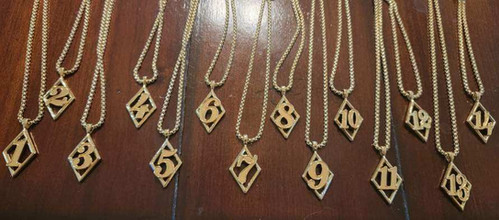 Diamond Klub Pendant (Gold 1-14) | Privileged BMM