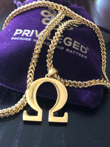 The ORIGINAL Omega Pendant (Gold) | Privileged BMM