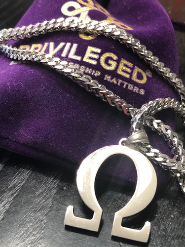 The ORIGINAL Omega Pendant (Silver) | Privileged BMM
