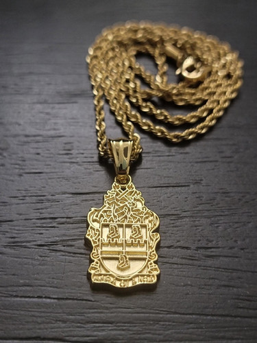 APA Shield Pendant (Gold) | Privileged BMM