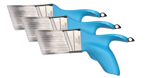 2 ½" All-Purpose Grip-Free Paintbrush 3-Pack | My Site