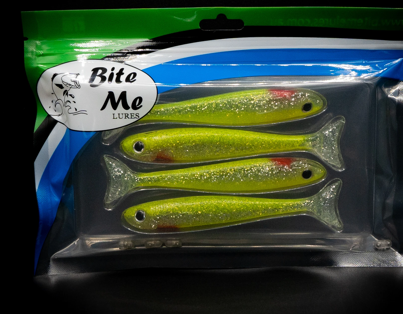 5 INCH CHARTREUSE FLASH | Bite Me Lures TM
