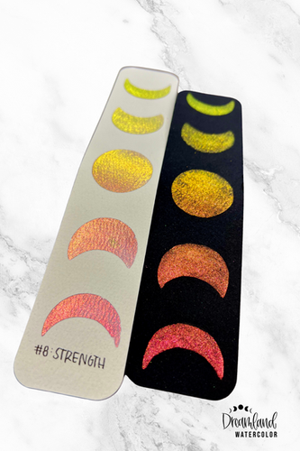 # 8: Strength - Watercolor | Dreamland Watercolor