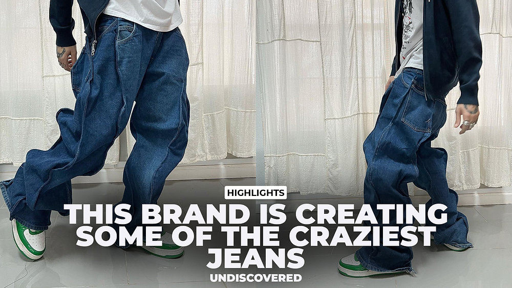 THIS BRAND IS CREATING SOME OF THE CRAZIEST JEANS