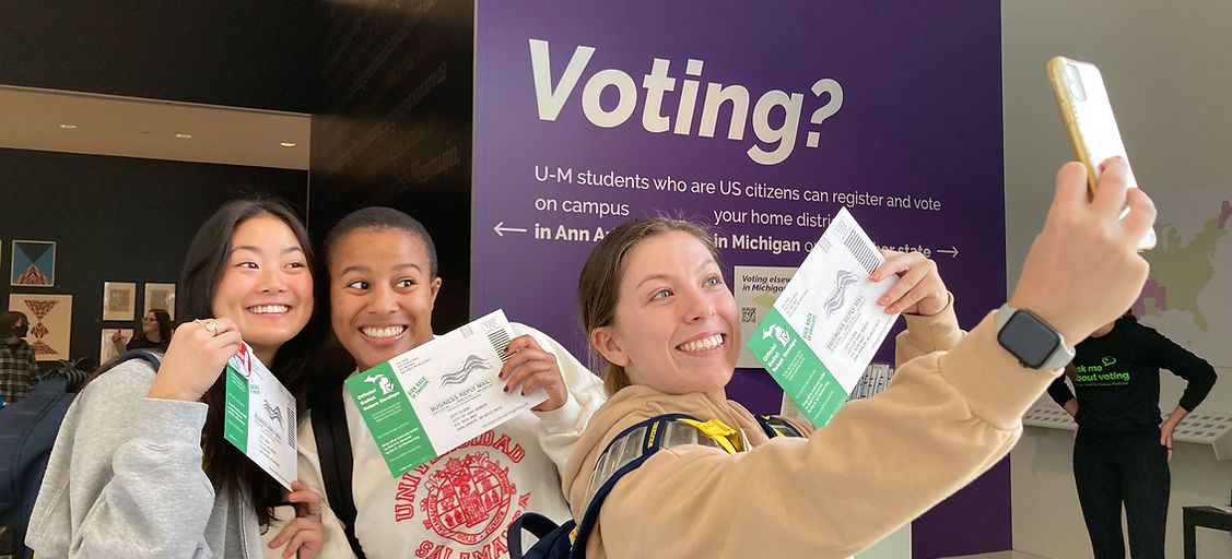 Creative Campus Voting Project | College Voter Initiative | Michigan