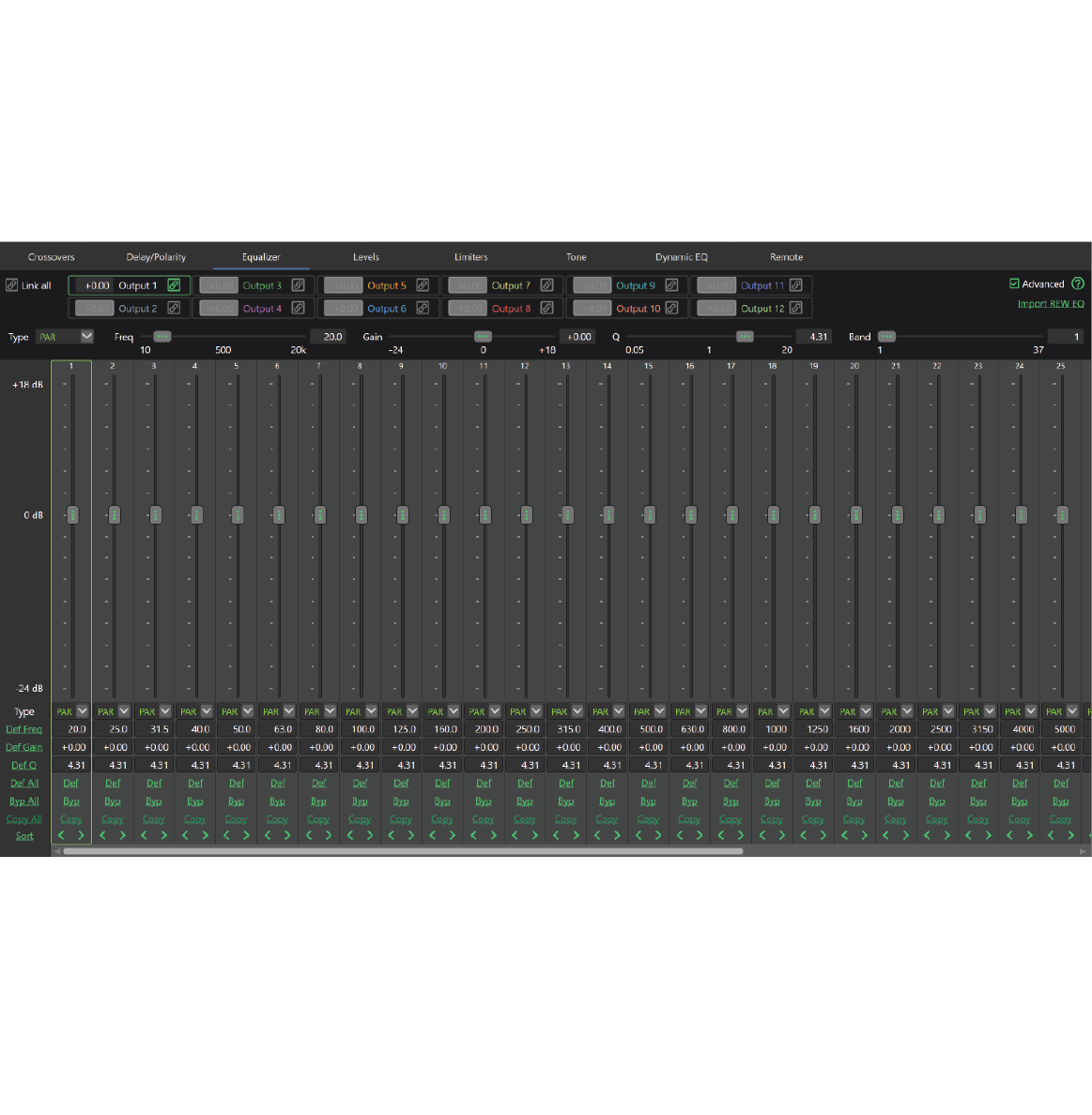 PARAMETRIC EQ | ARC AUDIO