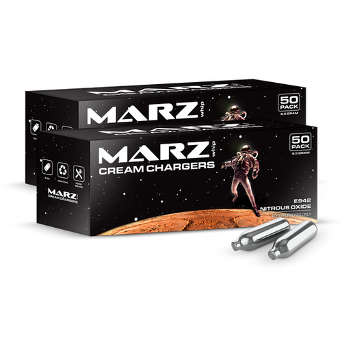 WHIPPED CREAM CHARGERS — 100 PACK | MARZ Whip