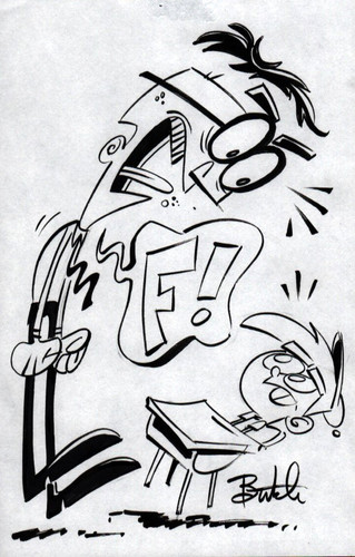 Butch Hartman - 2 Characters - Full Figure Commission Sketch | CelebWorx