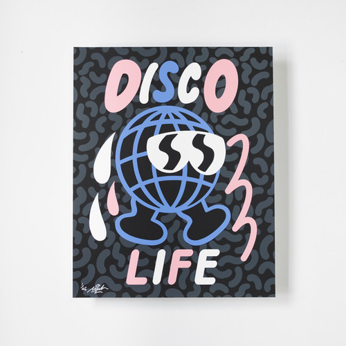 Disco Life Screen Print (Black) | Mul-Draws