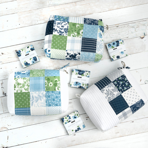 Nantucket Summer Mini Charm Bag Pattern | Merry's Fabrics