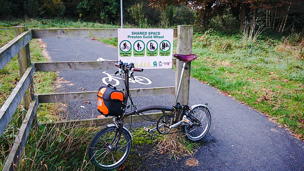 Cycling around the Preston Guild Wheel Cycle Route