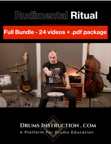 The Rudimental Ritual - FULL BUNDLE | Drums Instruction