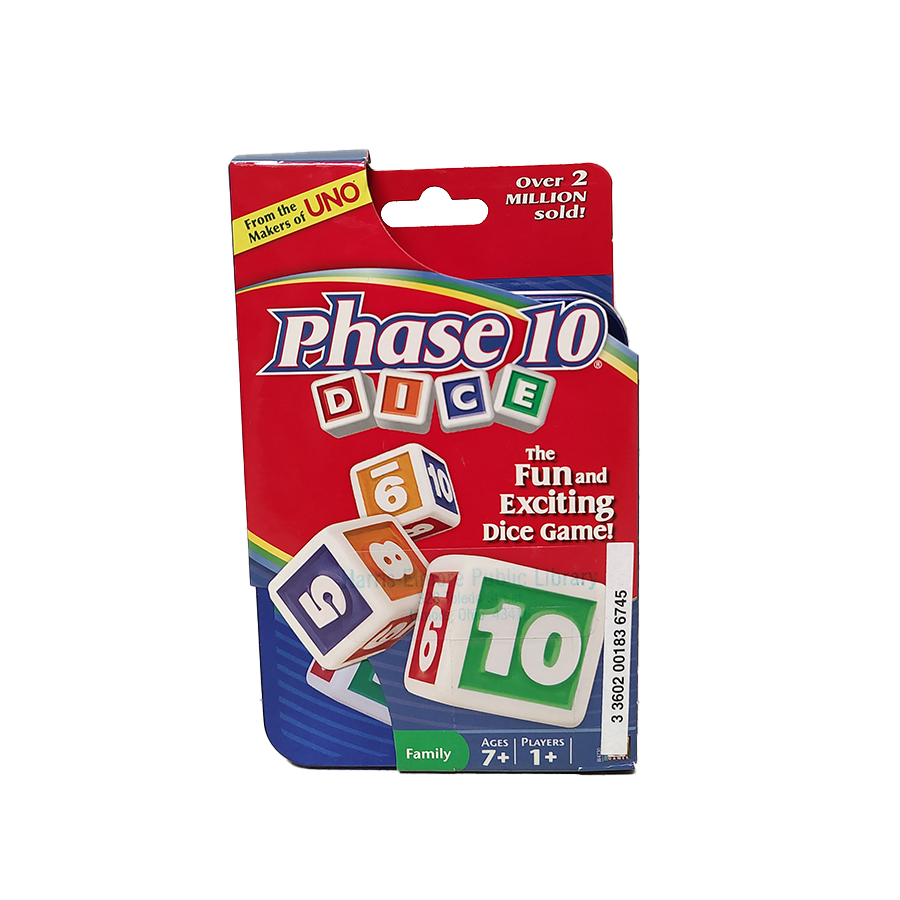 Phase Ten Dice