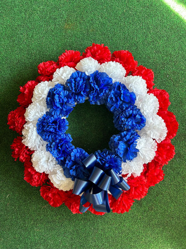 Silk wreath of carnations | My Vxw Site Bubpps