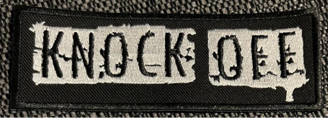 Knock Off Logo Embroidered Patch | knockoff