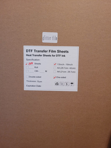 Glitter film 13x19 100 sheets | Big Boi Prints