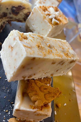 Handmade Biscoff Fudge Block | Lollies Chocolate Em