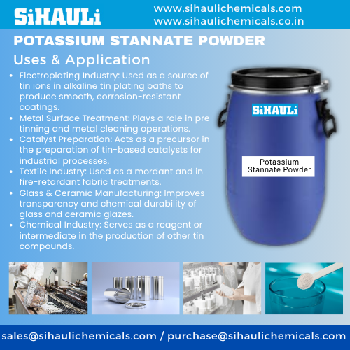 Potassium Stannate Powder | Sihauli Chemicals