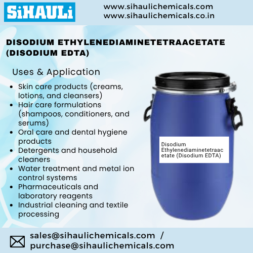 Disodium Ethylenediaminetetraacetate (Disodium EDTA) | Sihauli Chemicals