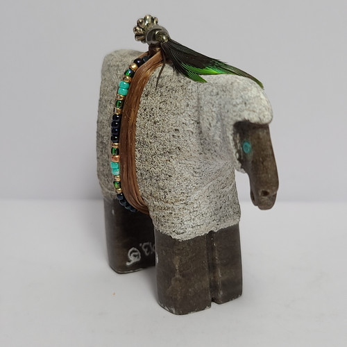 Harold Davidson Alabaster Sheep Fetish | Yazzie's Indian Art