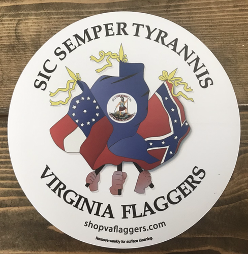 Virginia Flaggers Logo Auto Magnet | Virginia Flaggers