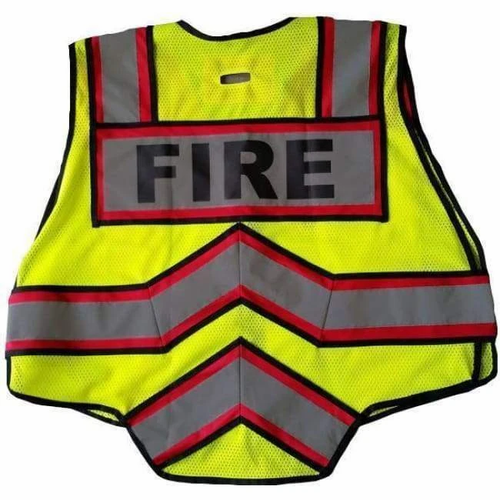 Fire Ninja: Ultrabright Red Fire Vest | Trans-Care Rescue