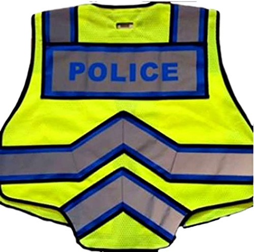 Fire Ninja: Ultrabright Blue Police Vest | Trans-Care Rescue