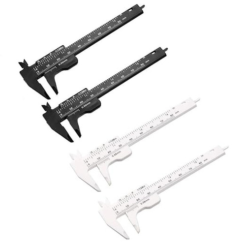 Double Scale Plastic Vernier Caliper | Glam Lash By Avi