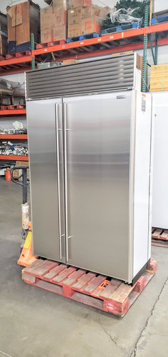 #102 REFURBISHED 48" SUB-ZERO 632 REFRIGERATOR TUBULAR HANDLES ...