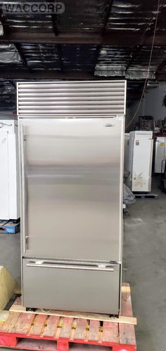 #351 REFURBISHED SUB-ZERO 650/S 36" NO-FLAW STAINLESS TUBULAR HANDLES ...