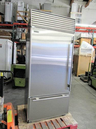 #18 REFURBISHED SUB-ZERO 650/S 36" STAINLESS BOTTOM FREEZER TUBULAR ...