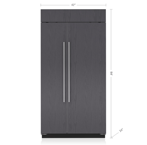 #254 REFURBISHED 42" SUB-ZERO 642 PANEL-READY REFRIGERATOR | waccorporation