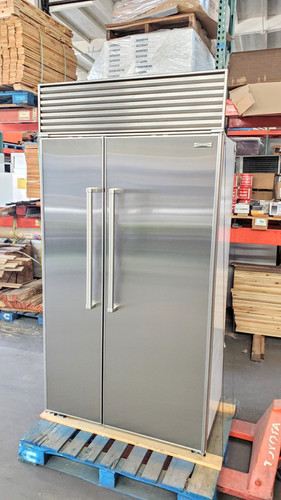 #335 REFURBISHED SUB-ZERO 642 42" NO-FLAW STAINLESS STEEL REFRIGERATOR ...
