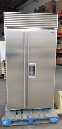 #113 REFURBISHED SUB-ZERO 685/S 42" STAINLESS WATER/ICE DISPENSER ...