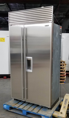 #16 REFURBISHED SUB-ZERO 685/S 42" STAINLESS WATER/ICE DISPENSER REFRIG ...