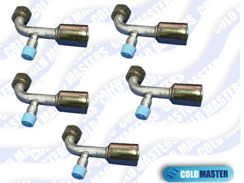 5 BEDLOCK FITTINGS FOR UNIVERSAL COMPRESSOR # 10 90 DEGREES W/SERVICE ...