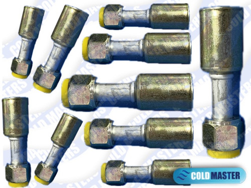 SET OF 10 FITTINGS FOR UNIVERSAL CONDENSERS # 8 STR BEDLOCK | Coldmaster