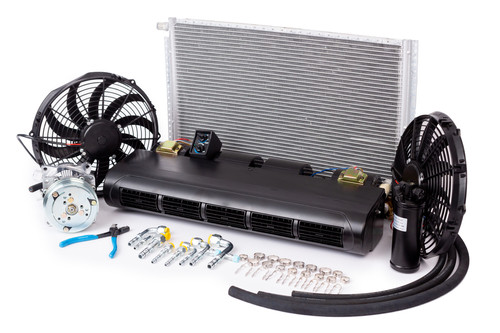 A/C KIT UNIVERSAL UNDERDASH EVAPORATOR - 228-100L A/C - QUICK FIT HOSES ...