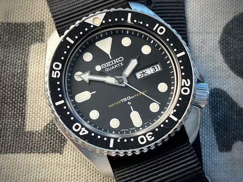 Vintage 1980 Seiko 7548-7000 Divers Watch SERVICED Original JDM Dive ...