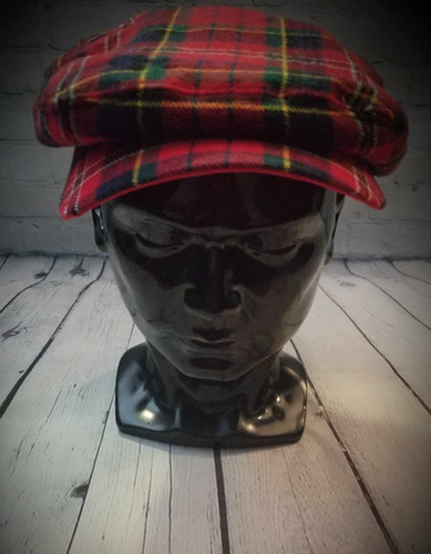 Royal Red Tartan Cap | Class Act Caps