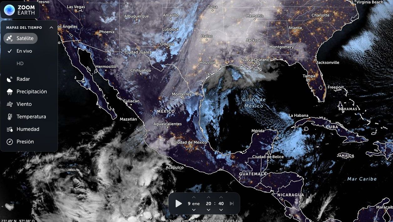Forecast for the Valley of Mexico | Rains and strong winds