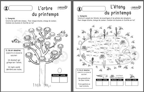 Dénombrer le printemps | Fabrique pédagogique
