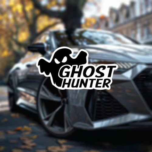 Limited Edition Small Ghost Hunter Car Sticker | Barri Ghai