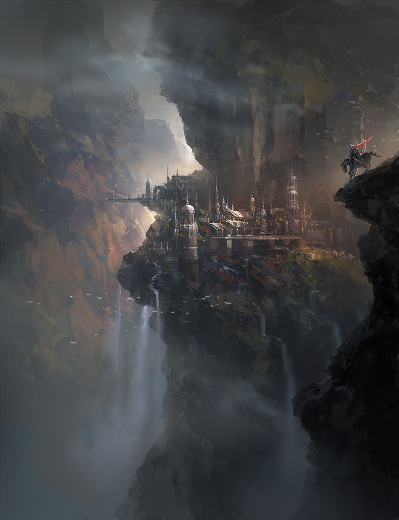 Secret Castle by Park Jong Won : r/ImaginaryCastles