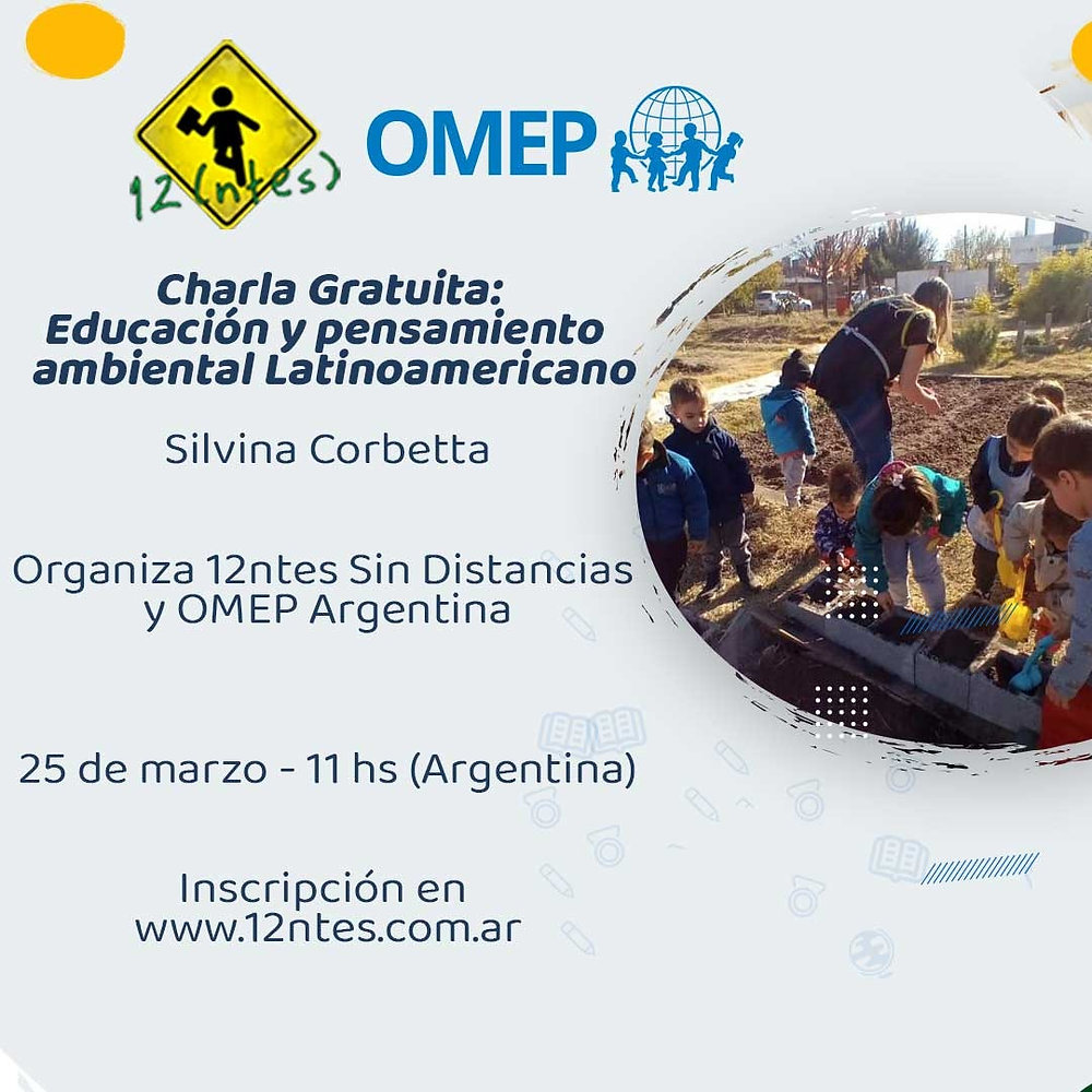 Charla gratuita con Silvina Corbetta. OMEP / 12ntes
