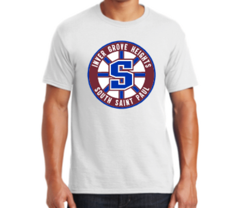 IGH/SSP Hockey White T-Shirt (Circle Logo) | T4U Apparel