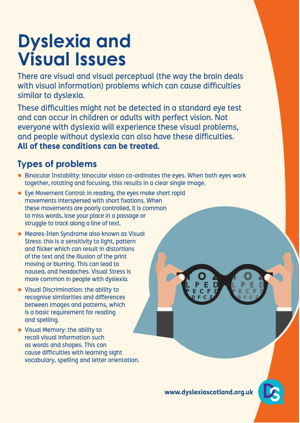 Dyslexia and Visual Issues