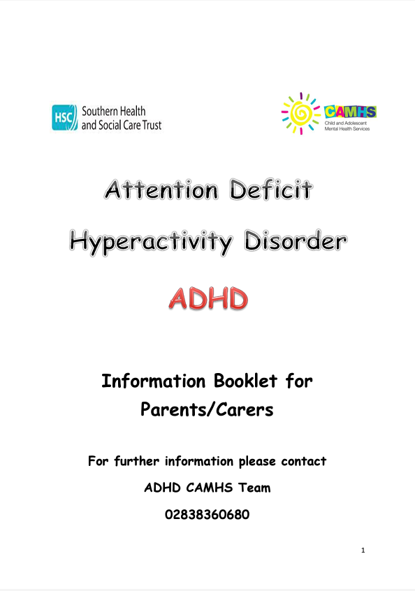 ADHD Info for Parents and Carers