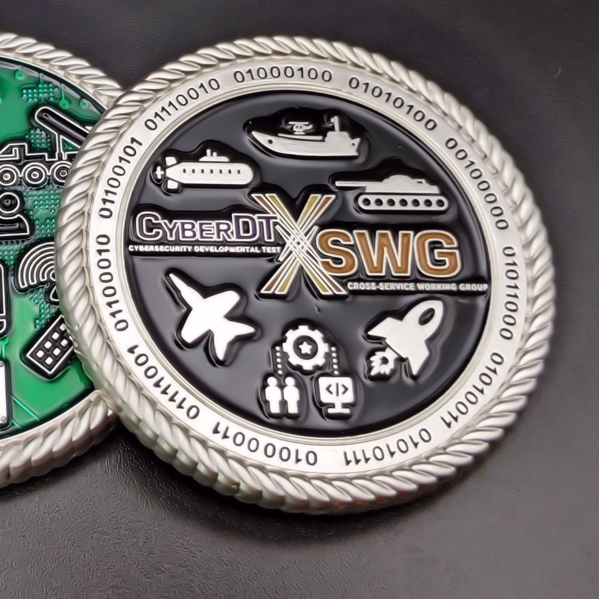 Challenge Coin Design for Cyber Security Developmental Test Cross ...