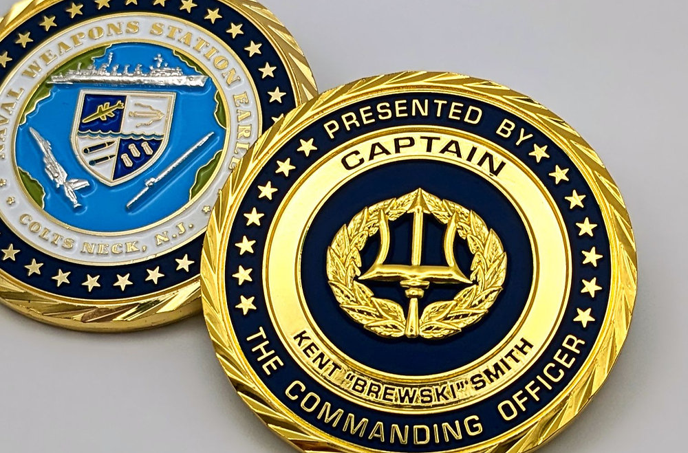 Navy Weapon Station Commanding Officer Smith Challenge Coin